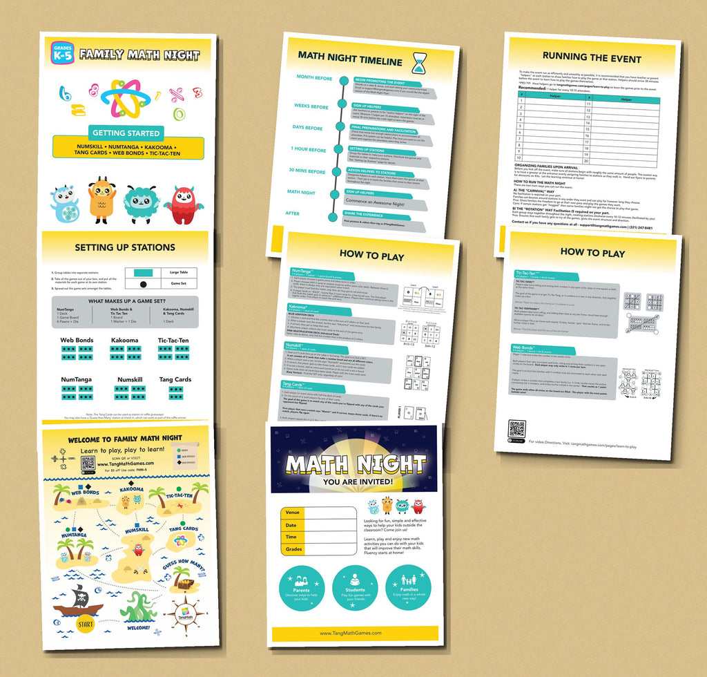 Family Math Night Kit – Tang Math Store